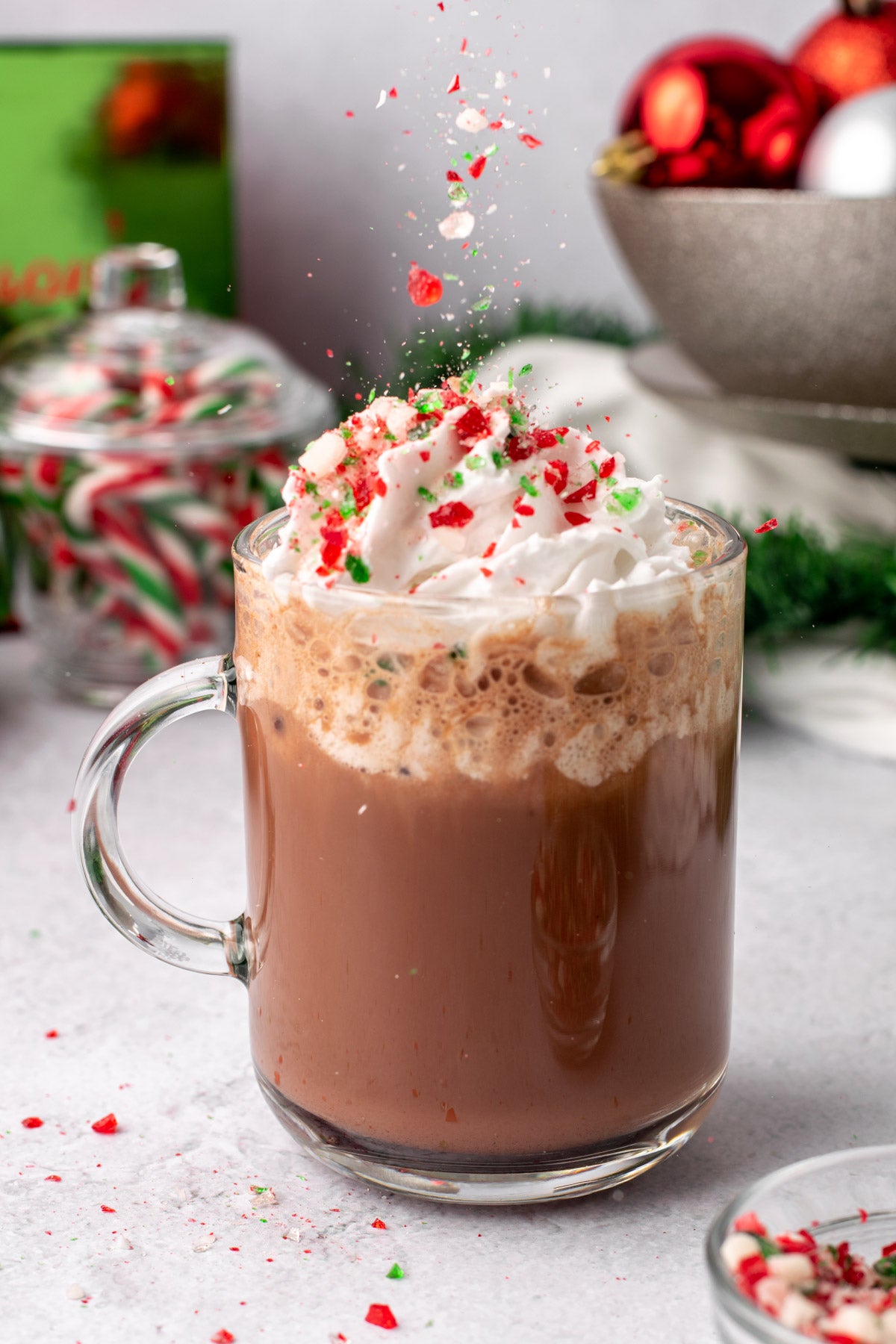 Peppermint Mocha drink sold at the Screaming Bean in Aberdeen, Maryland ...